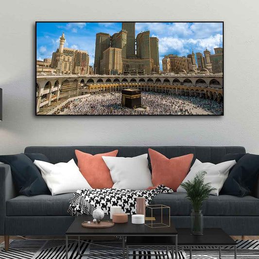 Skyline of Mecca Saudi Arabia Wall Painting – Homcraft